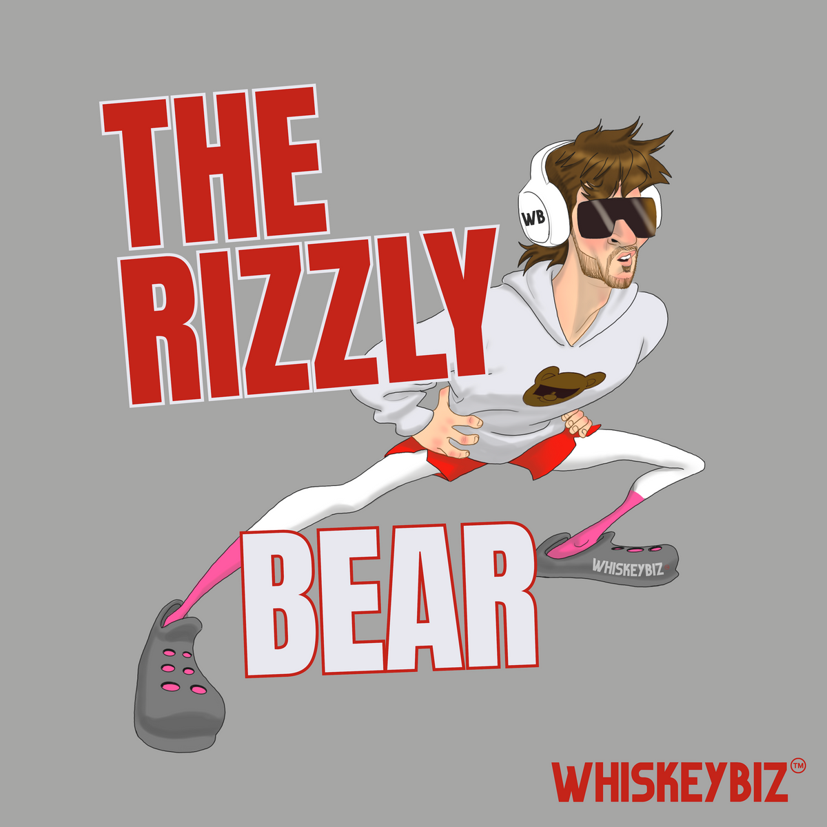 Whiskey Biz RIZZLY BEAR HOODIE