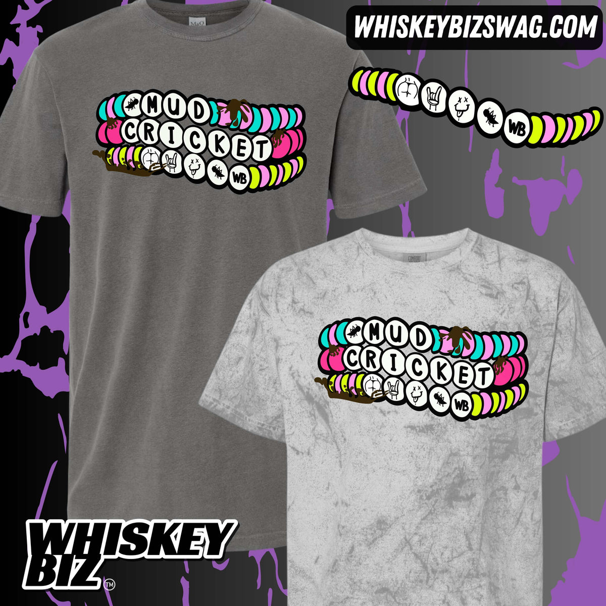 Whiskey Biz - Mud Cricket - Bracelet Tee