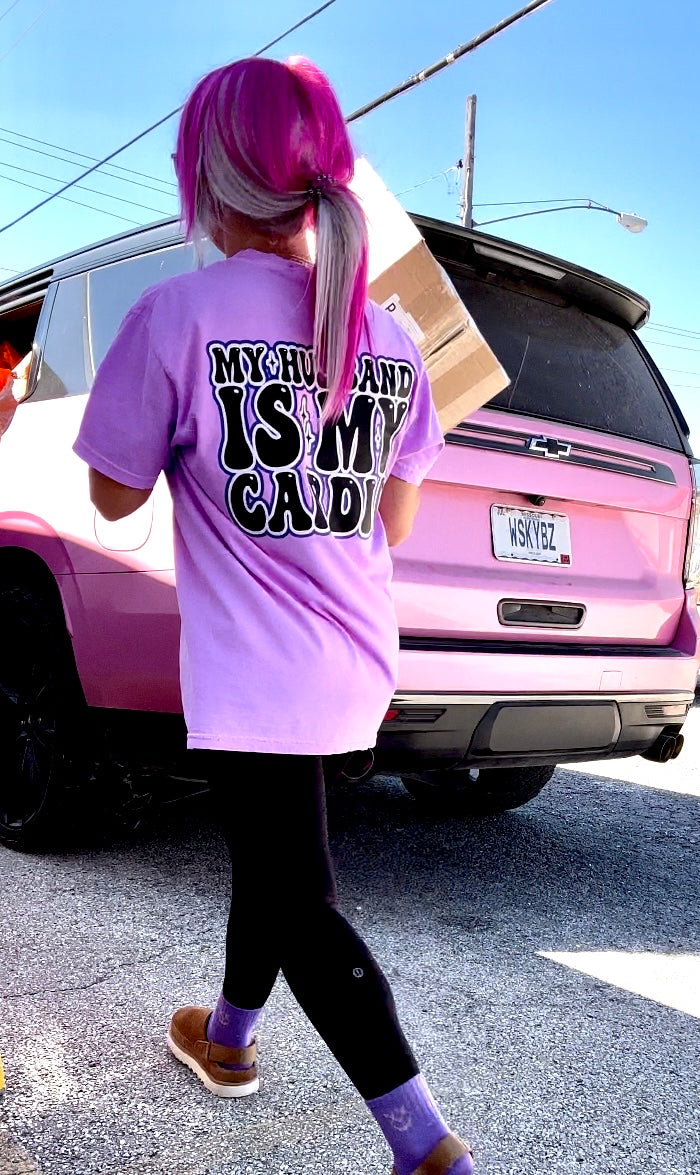 My Husband Is My Cardio - purple – Whiskey Biz