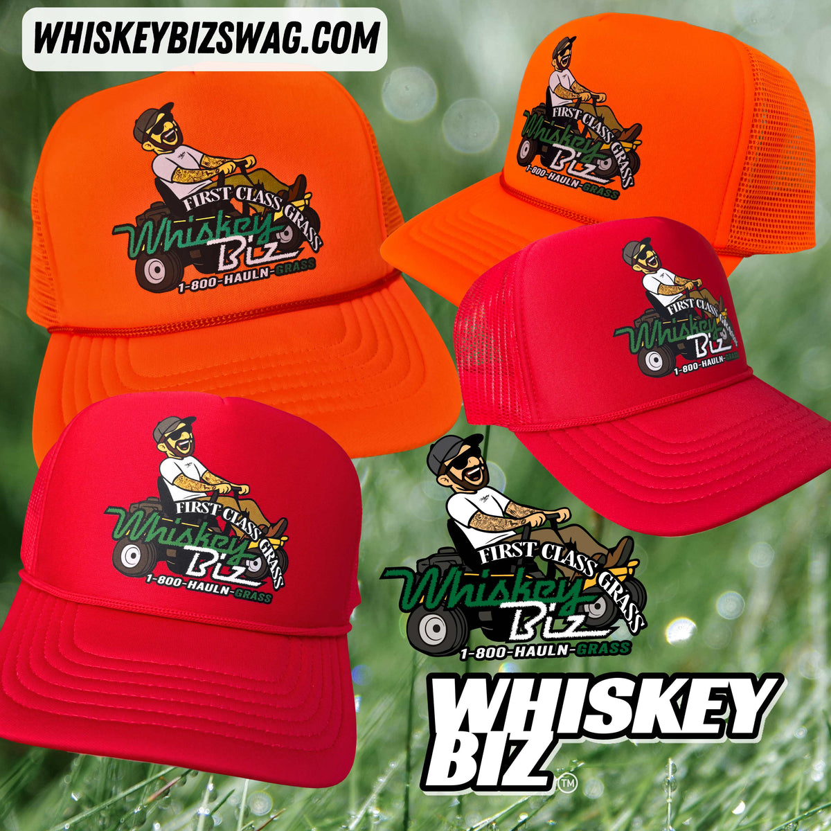 Whiskey Biz - First Class Grass - Snapback Hat