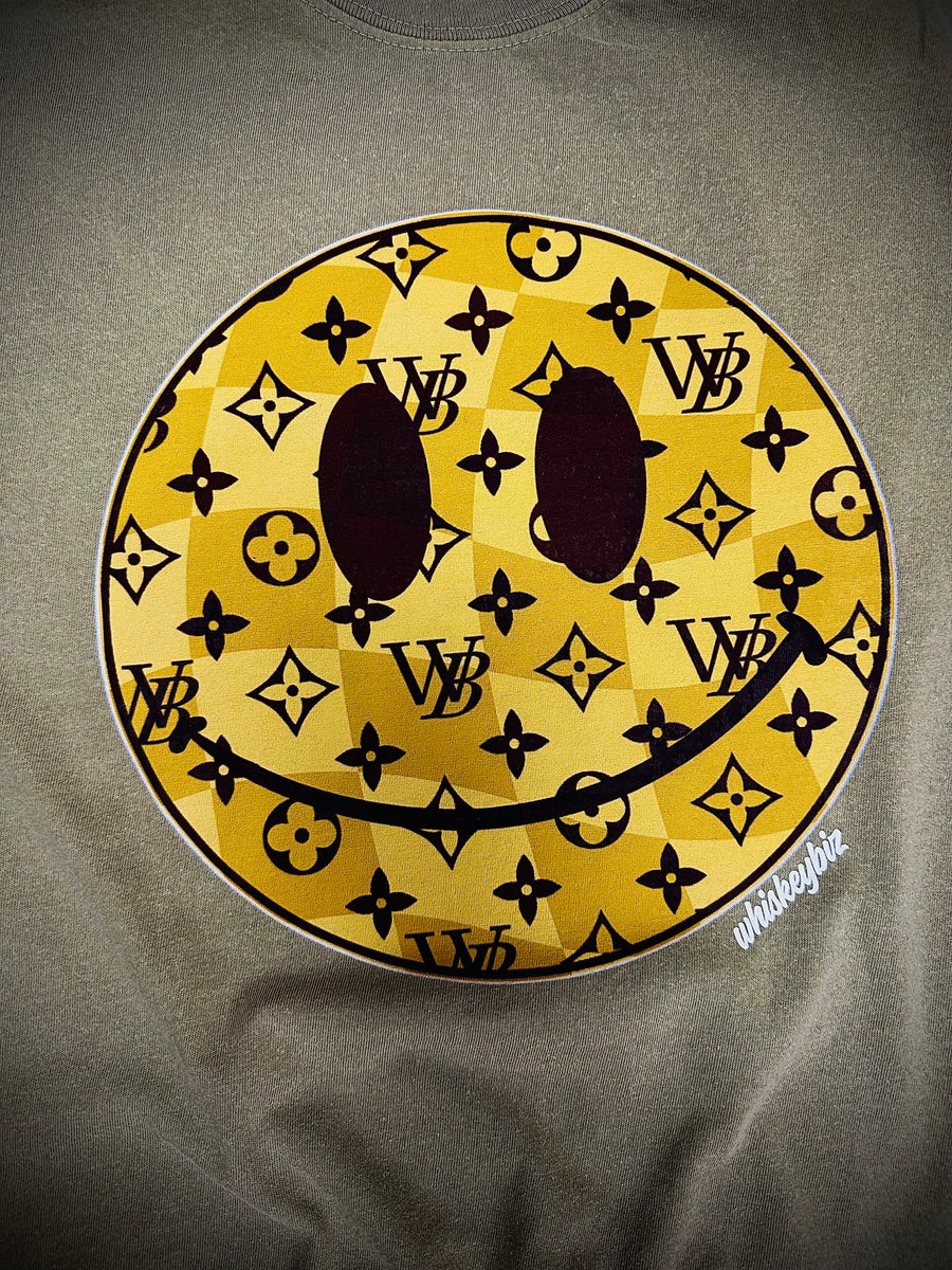 Whiskey Biz - Tan WB Smile - Tee